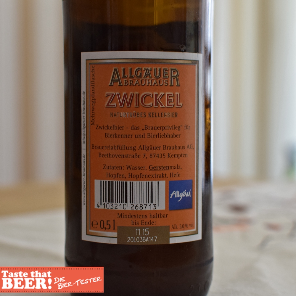 Allgäuer Brauhaus Zwickel – Taste-that-Beer.de